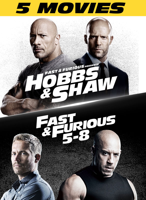 Hobbs & Shaw 5-Movie Bundle (Extended)