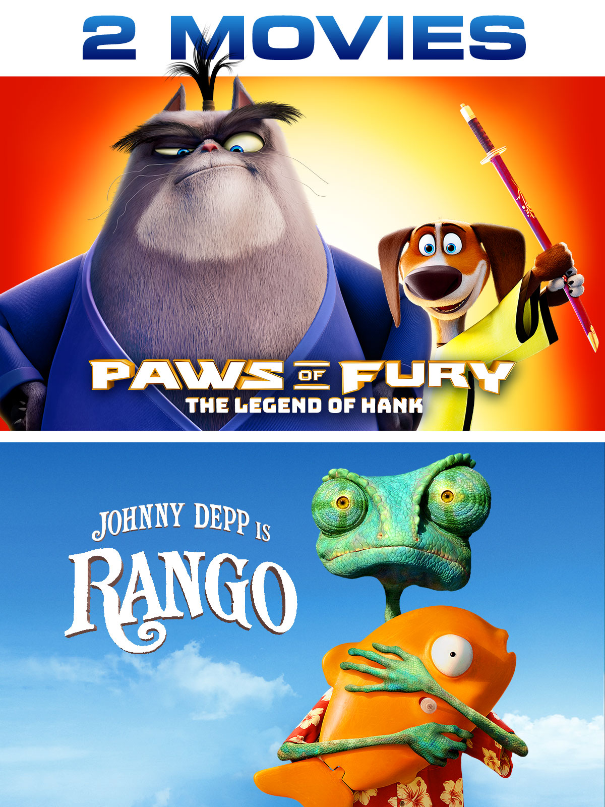 Paws of Fury & Rango 2-Movie Collection
