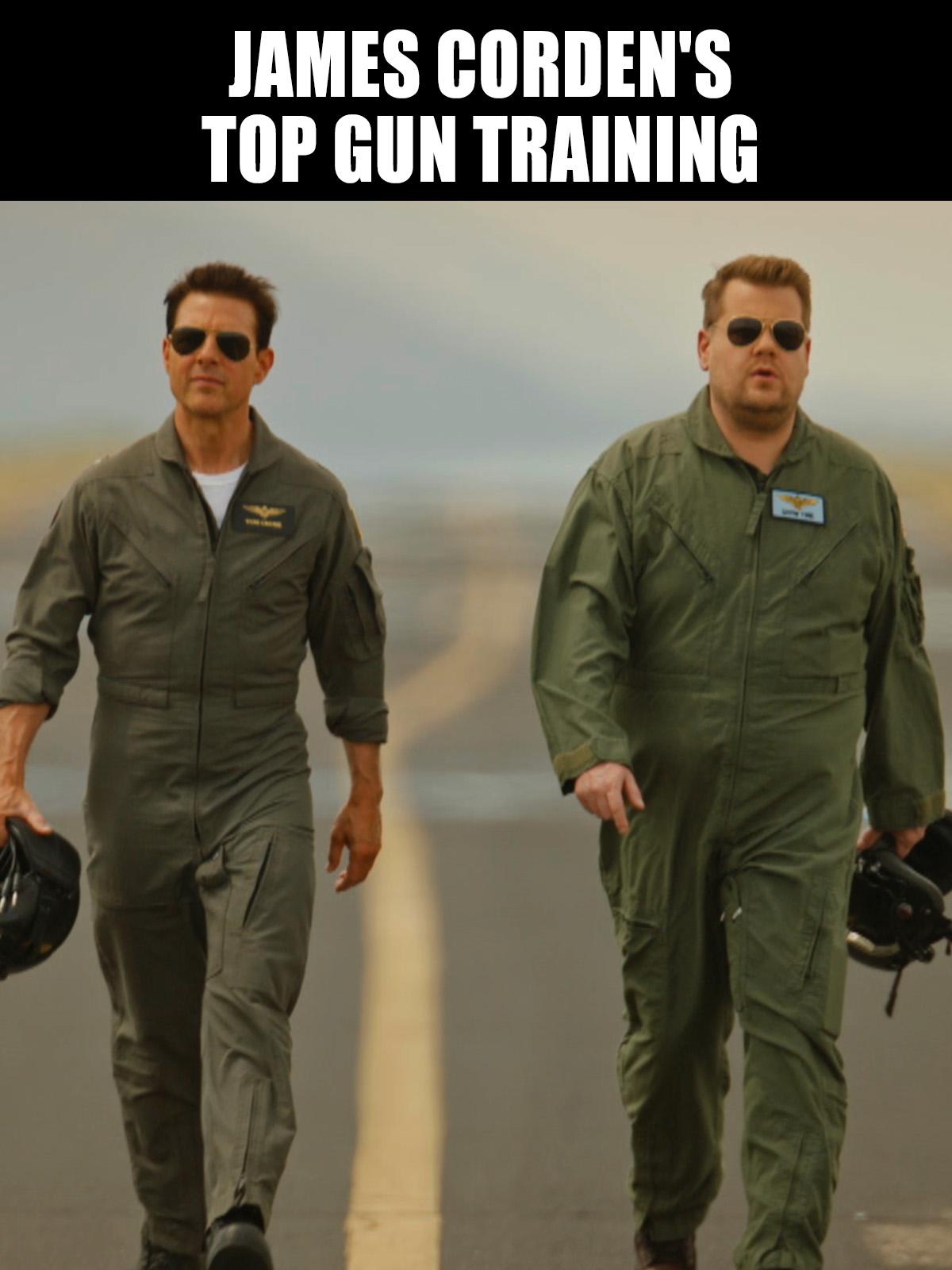 James Corden's Top Gun Training With Tom Cruise - Extended Version